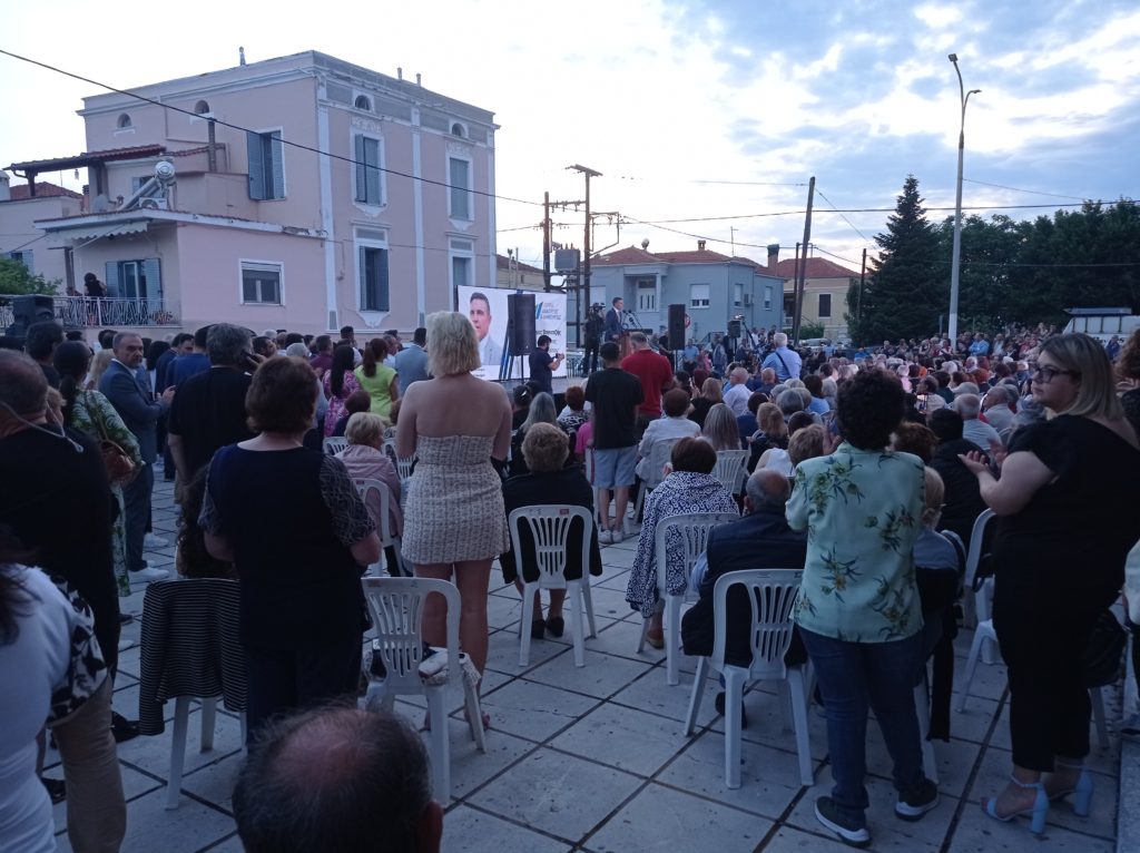 Εντυπωσιακή συγκέντρωση του υποψηφίου Δημάρχου Δοξάτου Γιώργου Βογιατζή ...